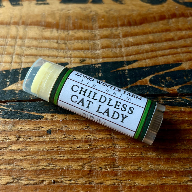 Childless Cat Lady Lip Balm – Long Winter Soap Co.