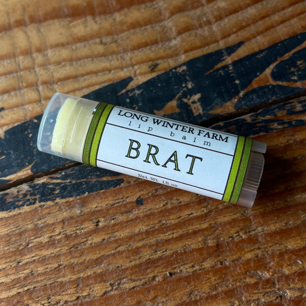 BRAT Lip Balm – Long Winter Soap Co.