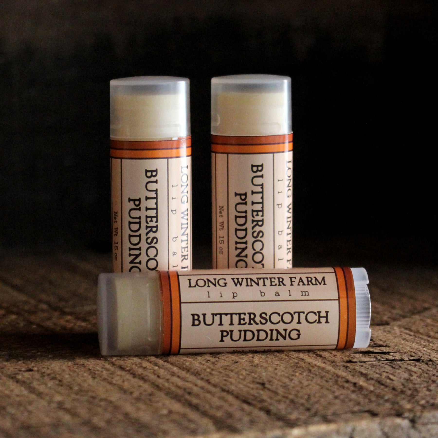 Butterscotch Pudding Lip Balm – Long Winter Soap Co.