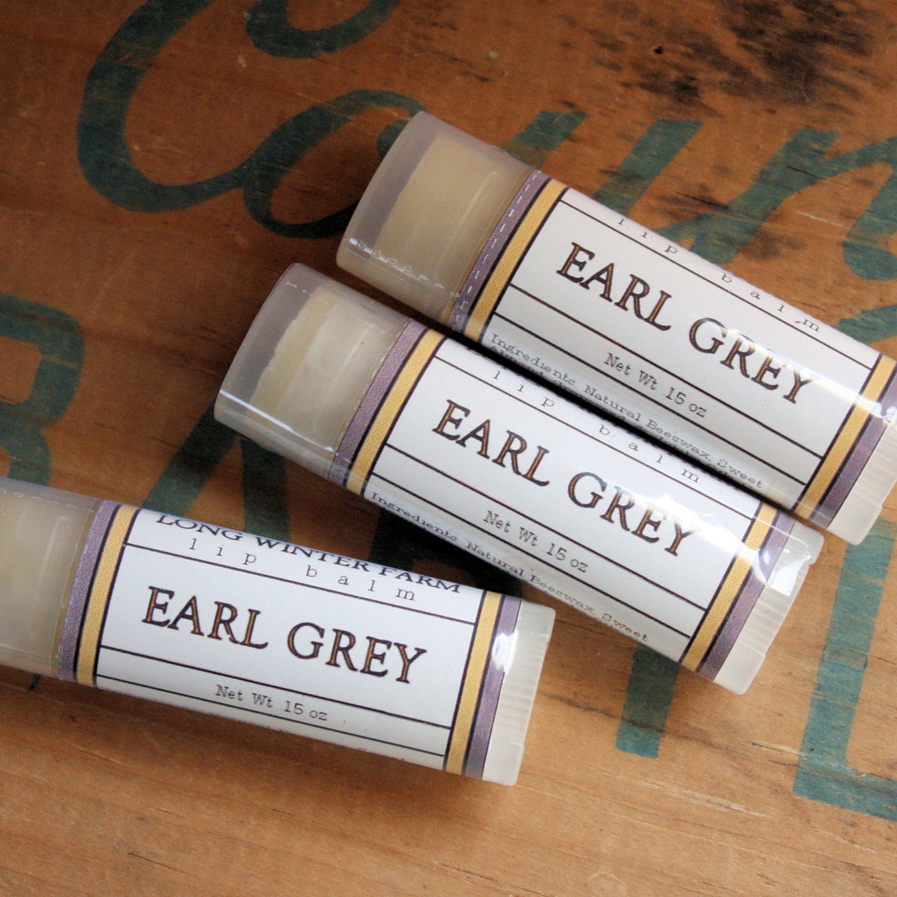 Earl Grey Lip Balm – Long Winter Soap Co.