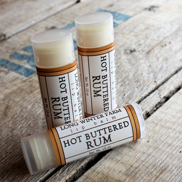 Hot Buttered Rum Lip Balm – Long Winter Soap Co.