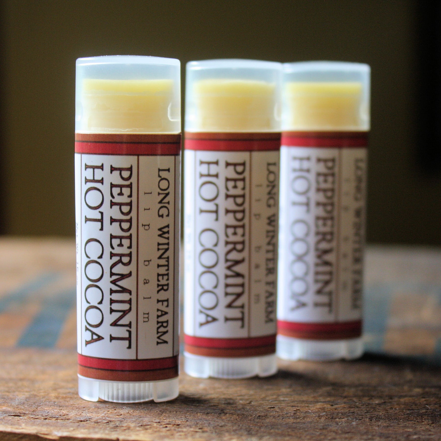 Peppermint Hot Cocoa Lip Balm – Long Winter Soap Co.