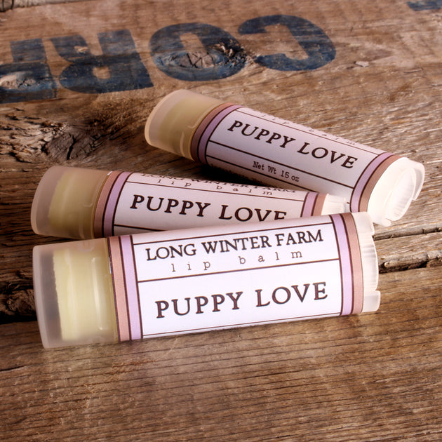 Puppy Love Lip Balm – Long Winter Soap Co.