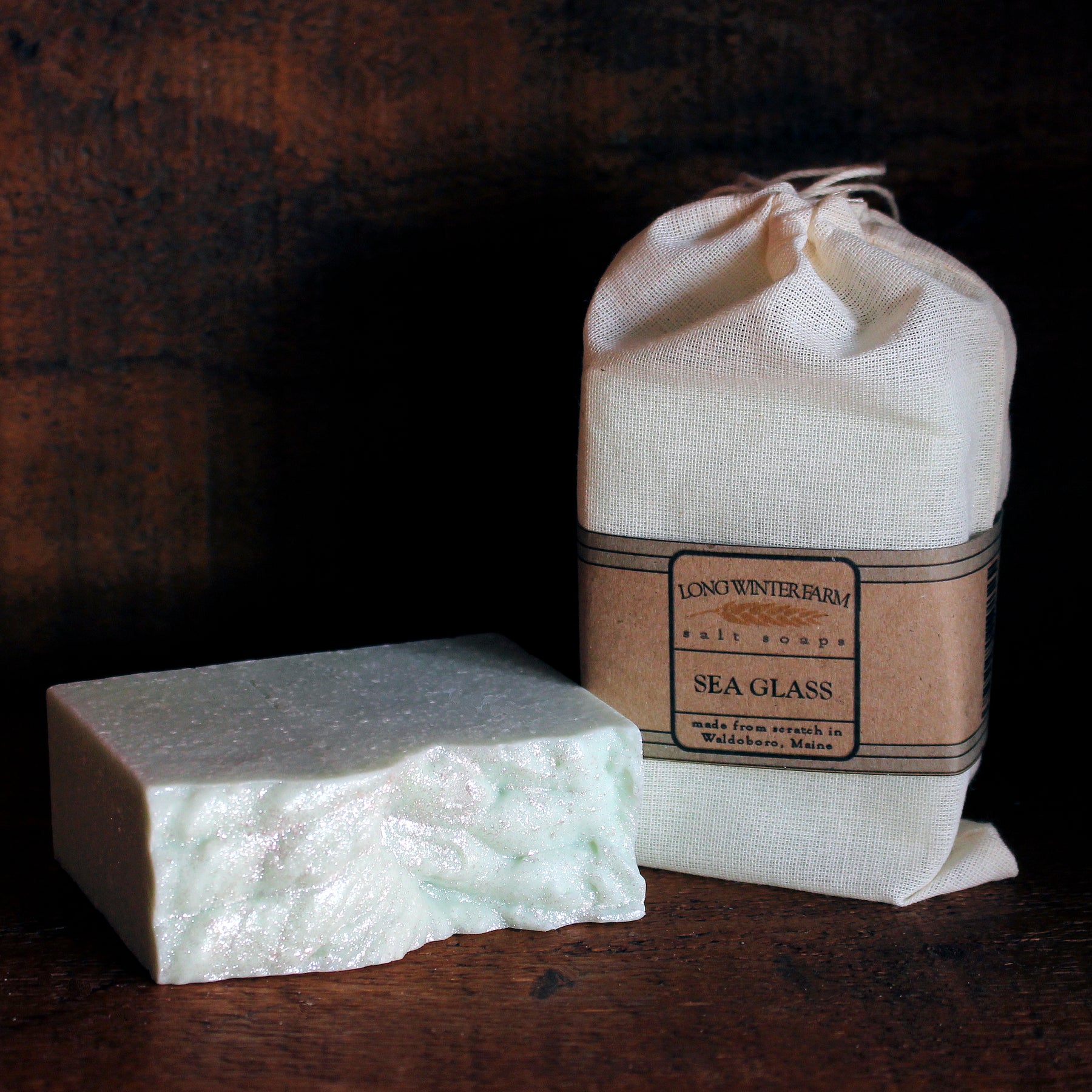 Sea Glass Cold Process Sea Salt Soap – Long Winter Soap Co.