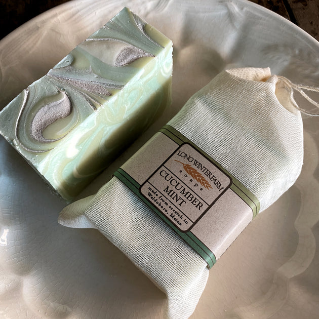 Cucumber Mint Cold Process Soap – Long Winter Soap Co.